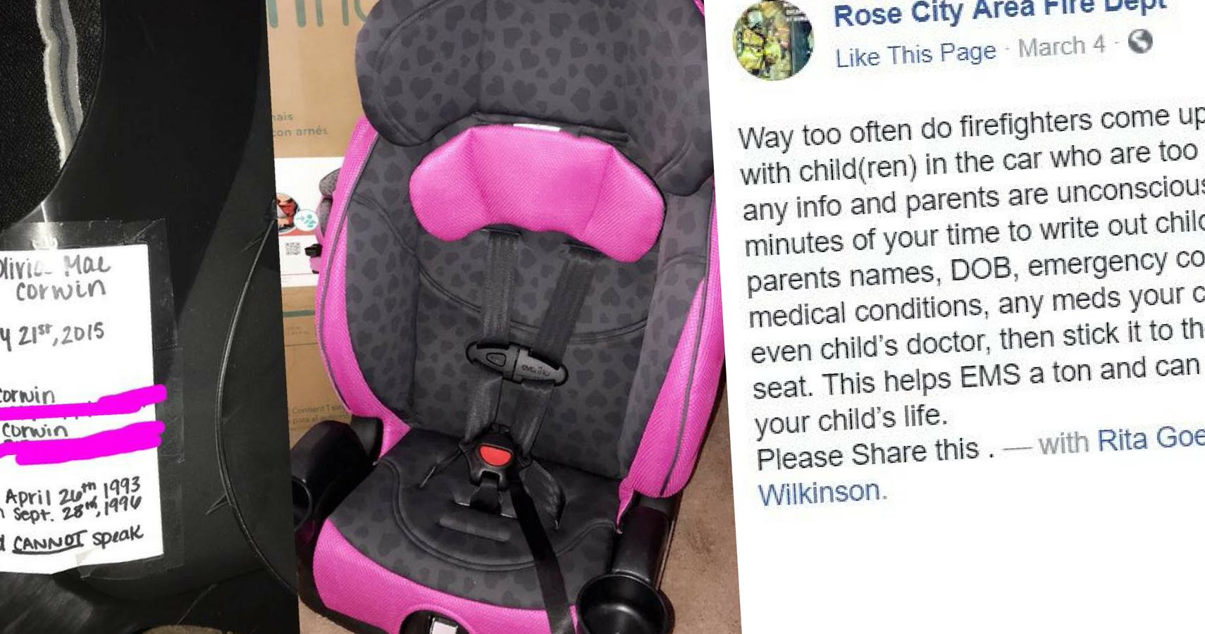 This Clever Car Seat Label Could Save Your Child’s Life In An Emergency